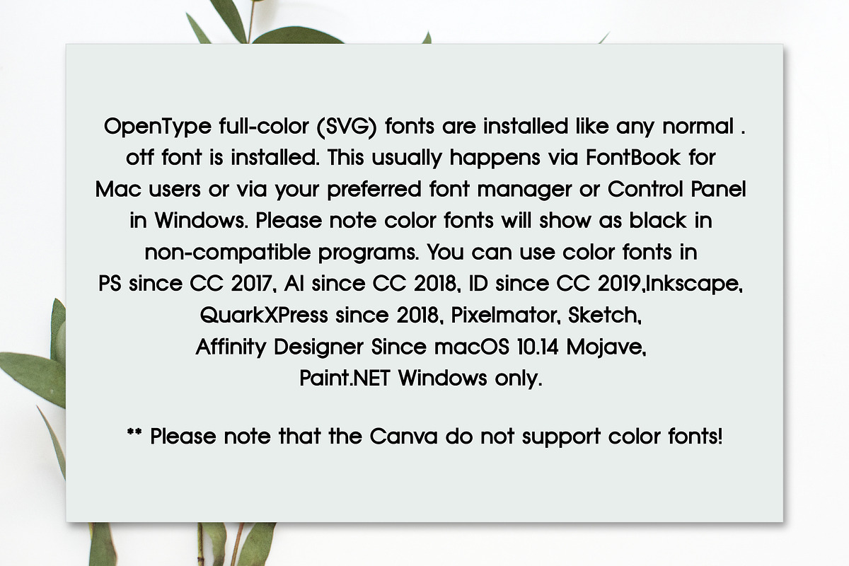 Fox Diane Color Font, a Symbol Font by Fox7 By Rattana | Creative Market