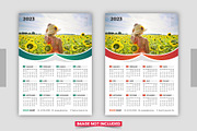 2023 Calendar design template