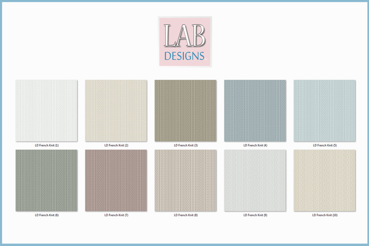 24 Seamless French Knit Textures, a Texture Graphic by Lab Designs
