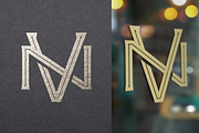 NV VN Monogram Logo, a Branding & Logo Template by Alphabet Agency