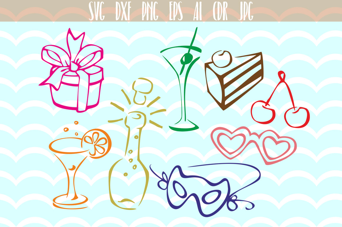Birthday party SVG, Designs Bundle, an Illustration by DimShop