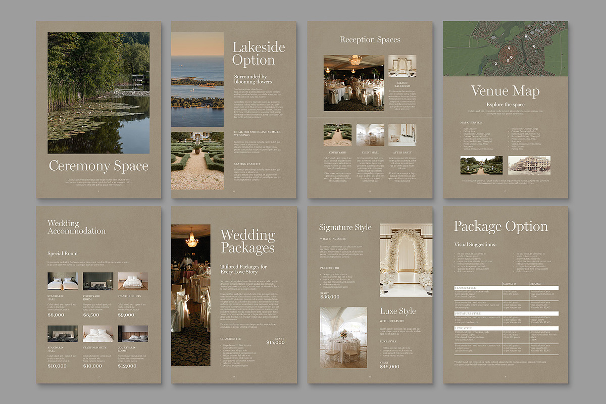 Digital Wedding Venue Brochure, a Brochure Template by BrandPacks