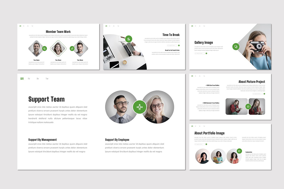 Dot. Cromo - Google Slides Template, a Presentation Template by inspirasign