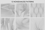 20 Wave textures, a Pattern Graphic by Lina_Lisichka