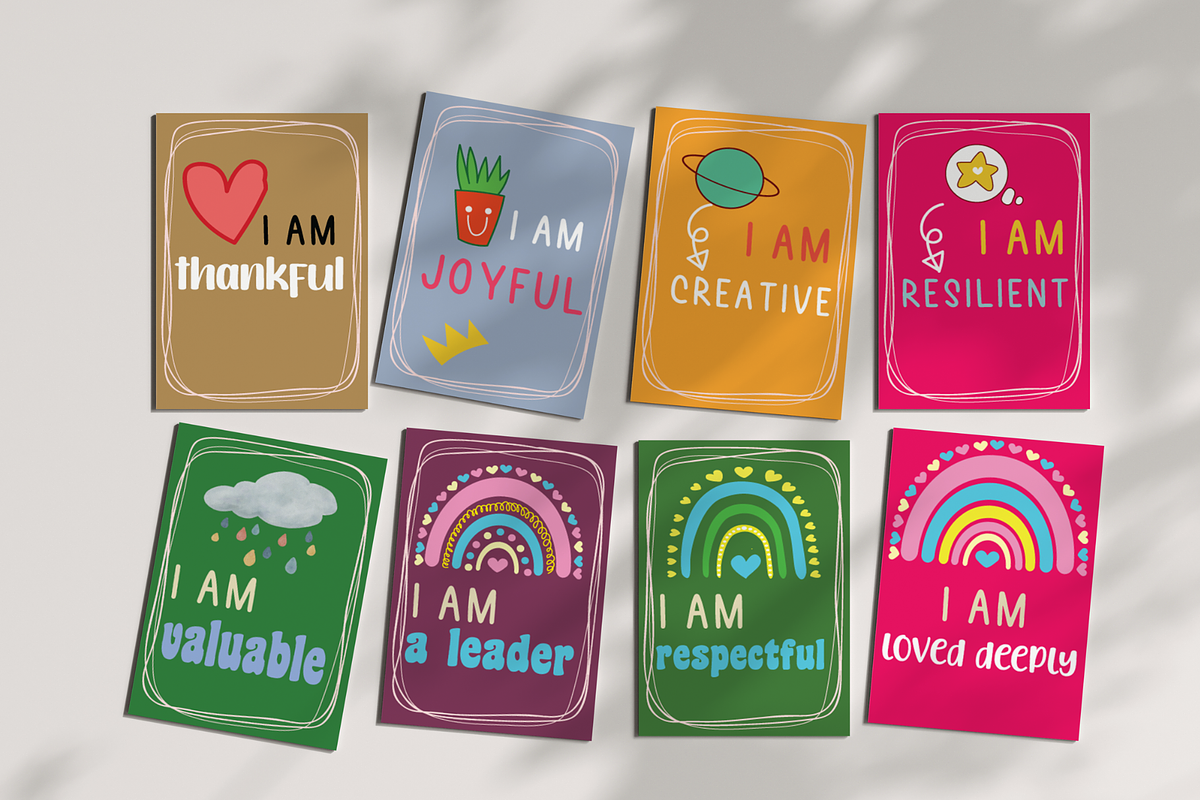 Empowering Kids Affirmation Cards