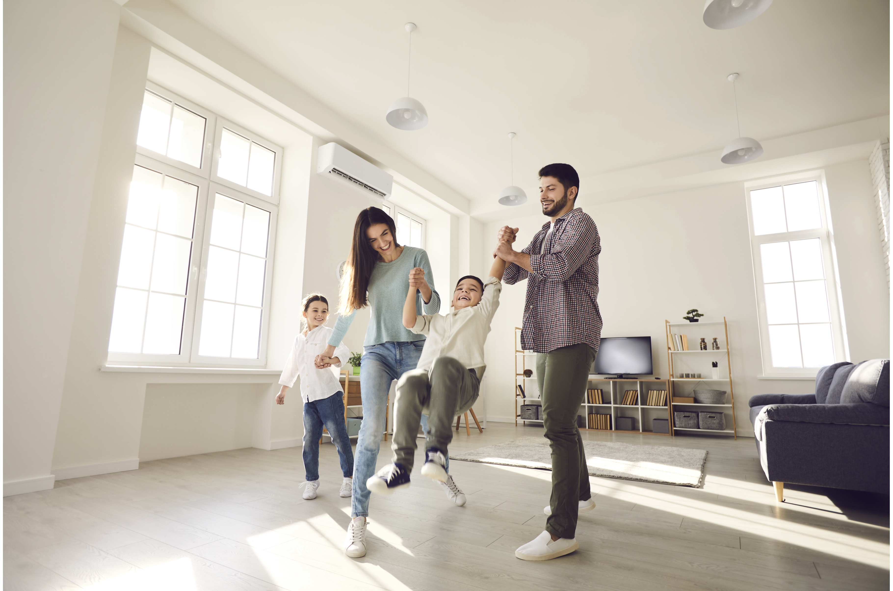 Happy couple enjoying free time | People Images ~ Creative Market