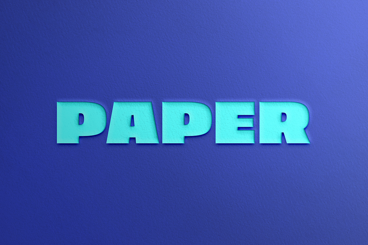 Super Paper Cut Out Text Effect, a Layer Style Add-On by Design Squad