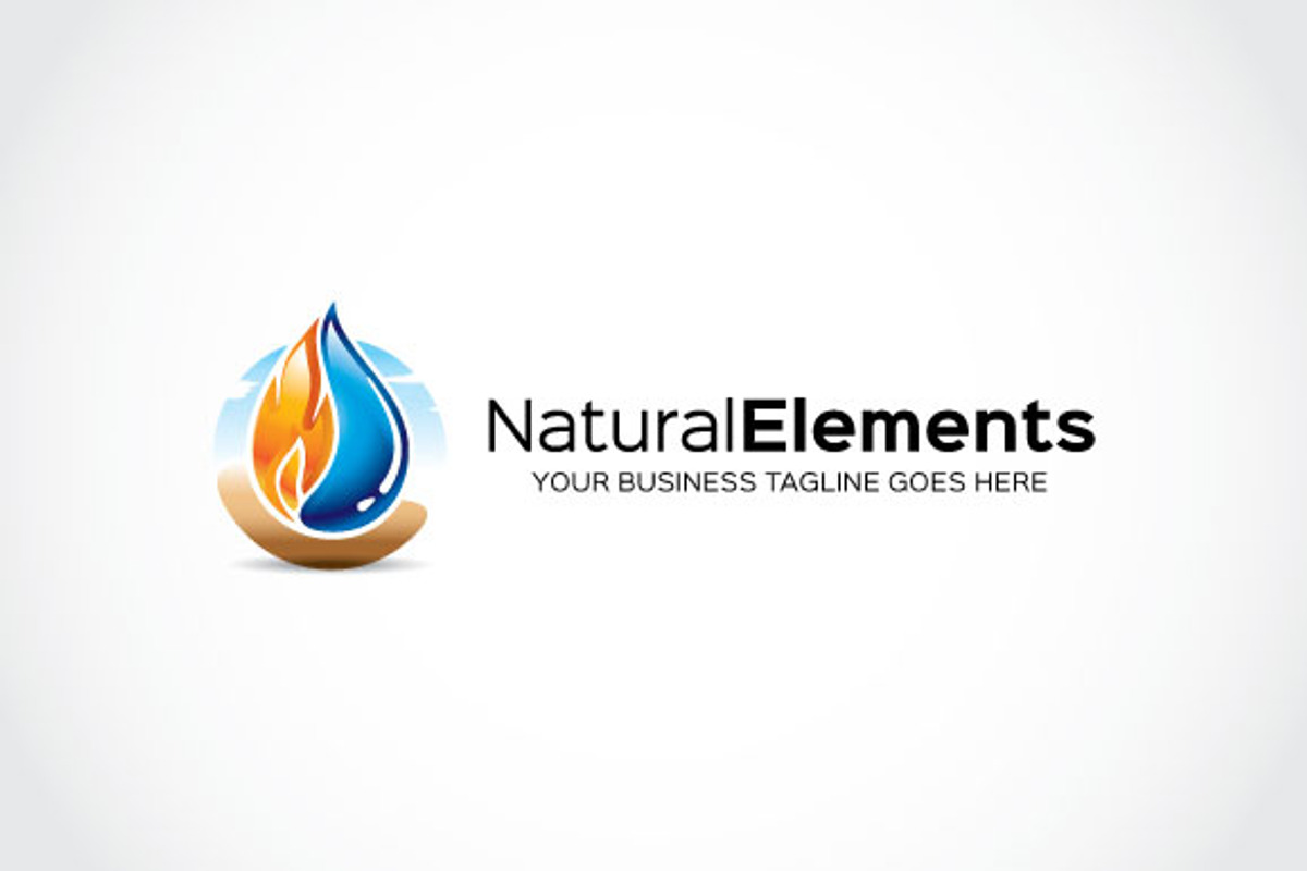 Natural Elements Logo Template, a Branding & Logo Template by The ...