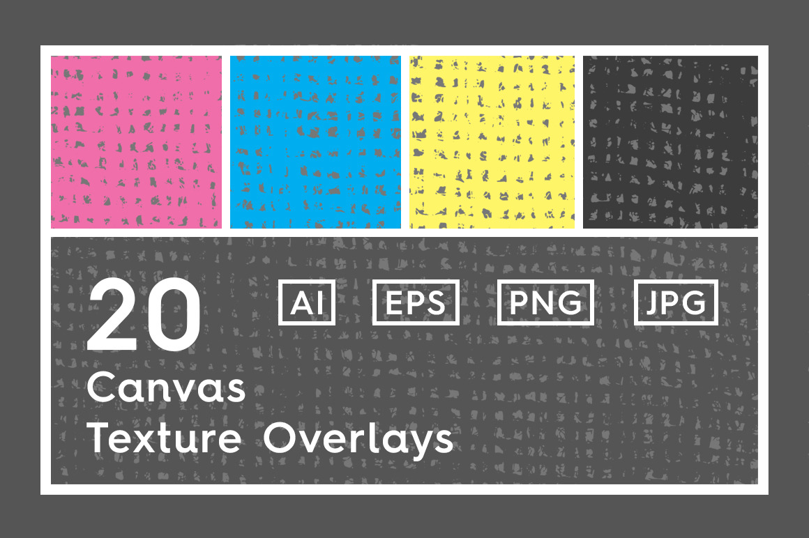 21 Canvas Texture Overlays, a Texture Graphic by Textures & Backgrounds