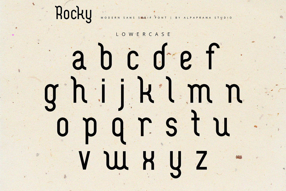 Rocky Display - Modern Sans Serif Font