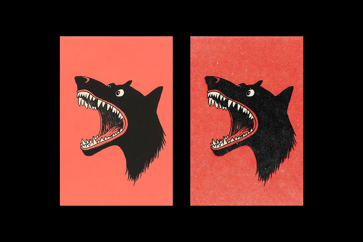 Old Screen Print Effect, a Layer Style Add-On by Design Squad