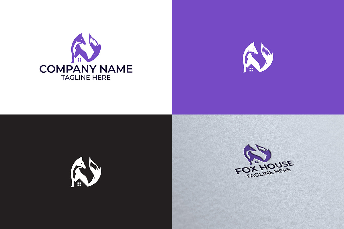 Fox House Logo Design, a Branding & Logo Template by GranzCreative