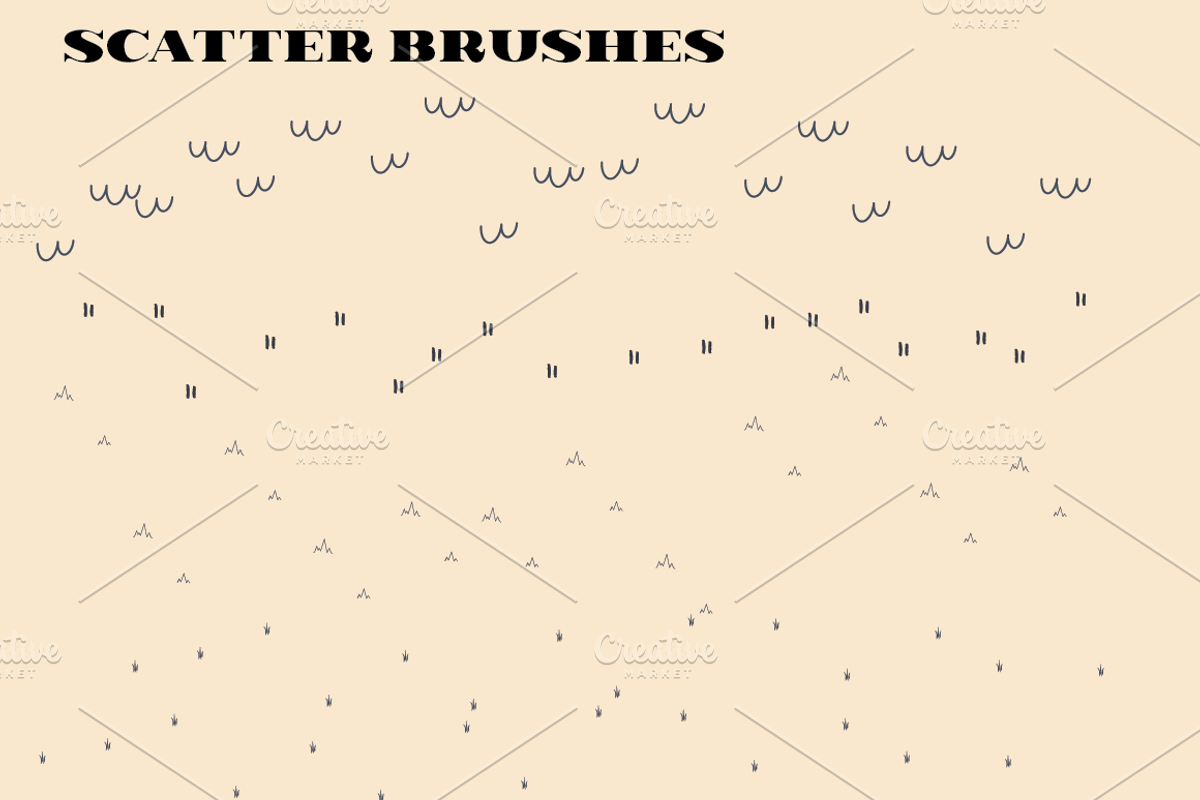 20 Illustrator Texture Patterns, a Brushes & More by Dandylyon Designs ...