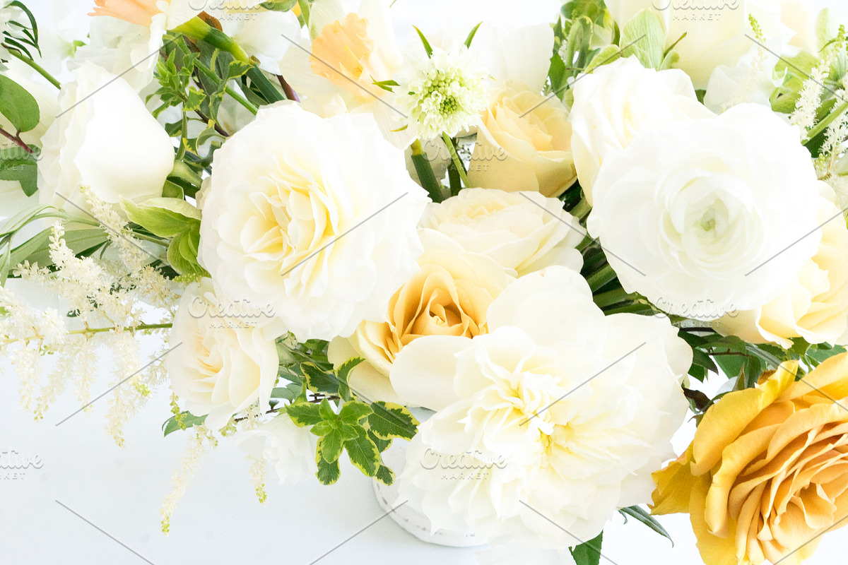 Yellow Flower Styled Stock Bundle, a Product Mockup by LaPorte Images