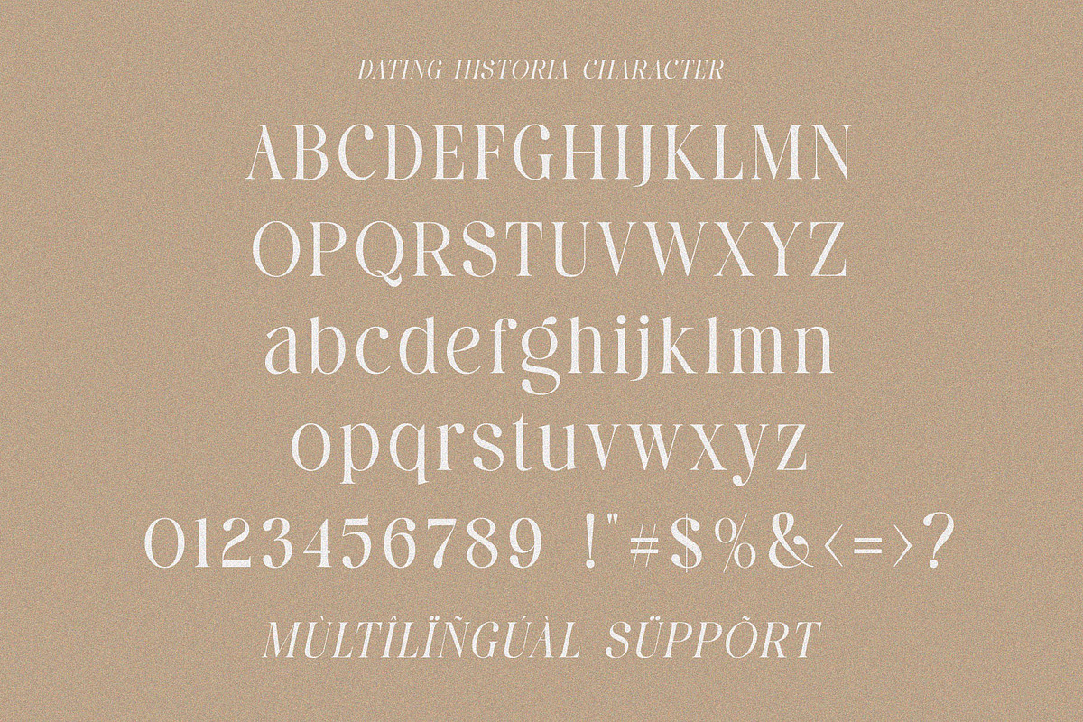 Dating Historia font family, a Serif Font by ToniStudio | Creative Market