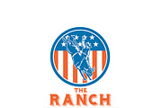 The Ranch American Steakhouse Logo | Branding & Logo Templates ...
