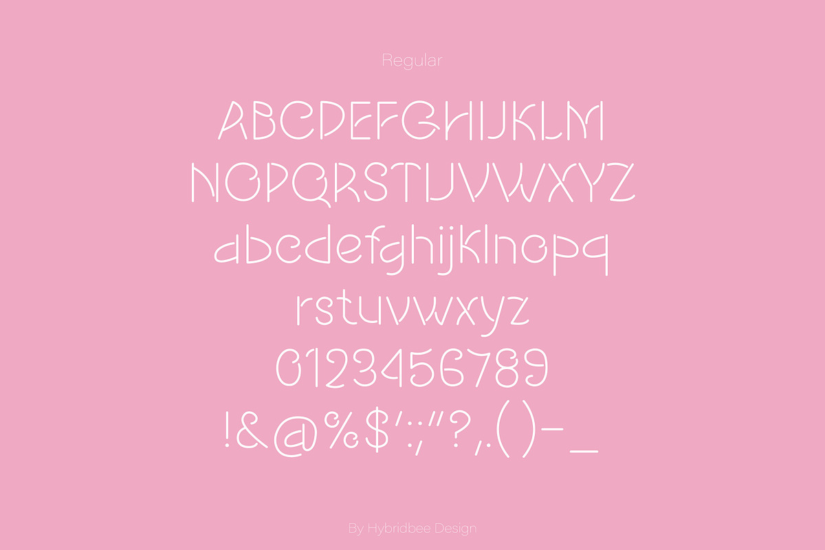 VAGARY-DISPLAY FONT, a Sans Serif Font by Hybridbee Design