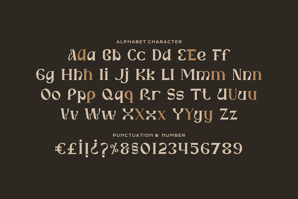 Kovegir Boyas - Mystical Luxury Font, a Serif Font by Imoodev