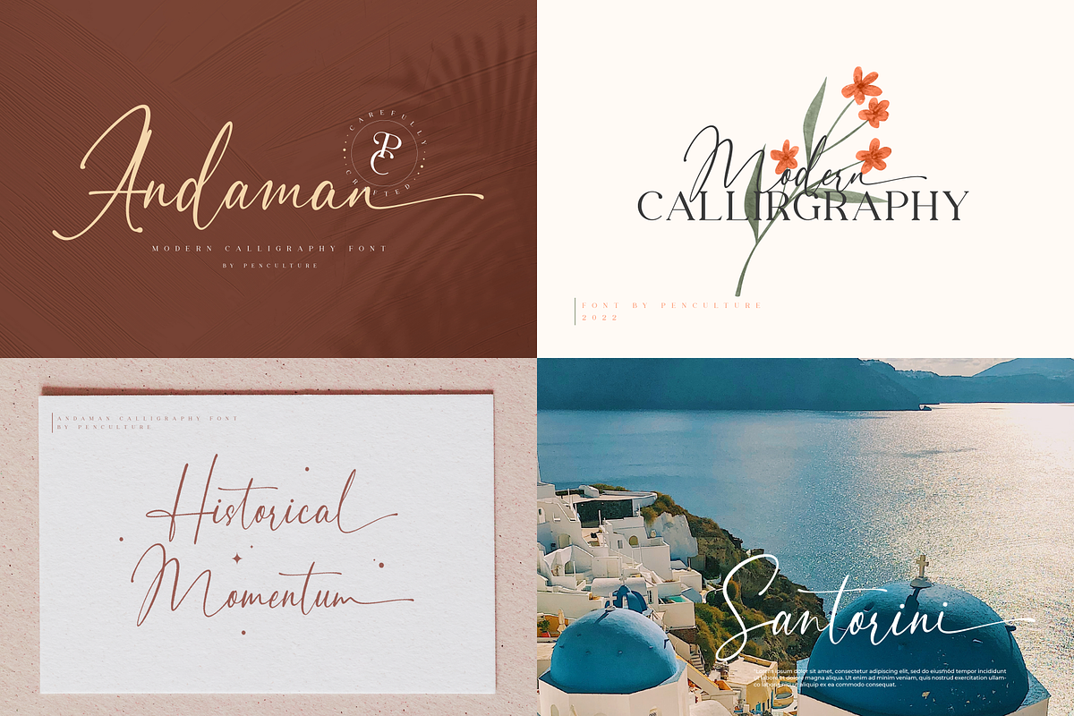 Calligraphy Font Bundle, a Script Font by Pen Culture