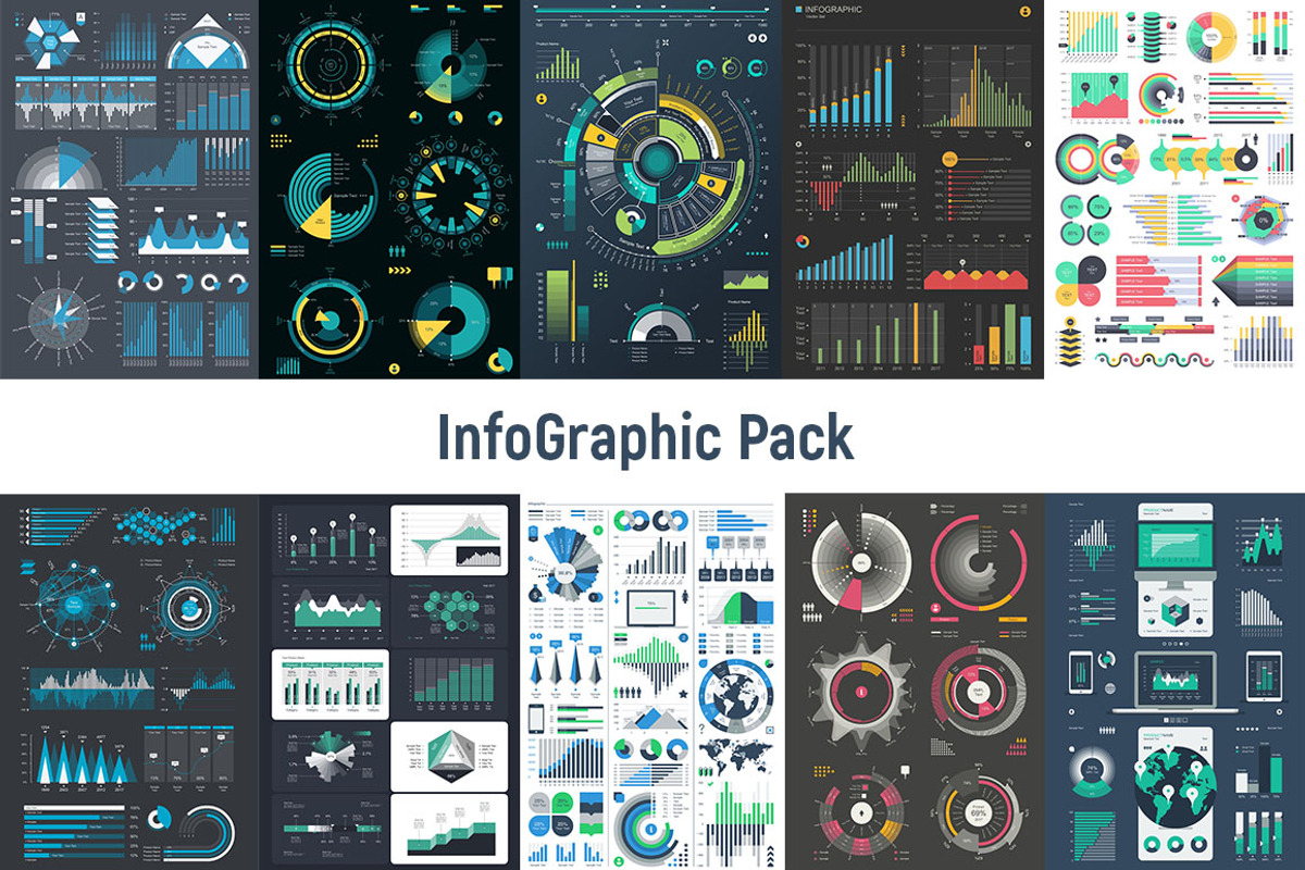 InfoGraphic Pack, a Templates & Theme by Robert.F