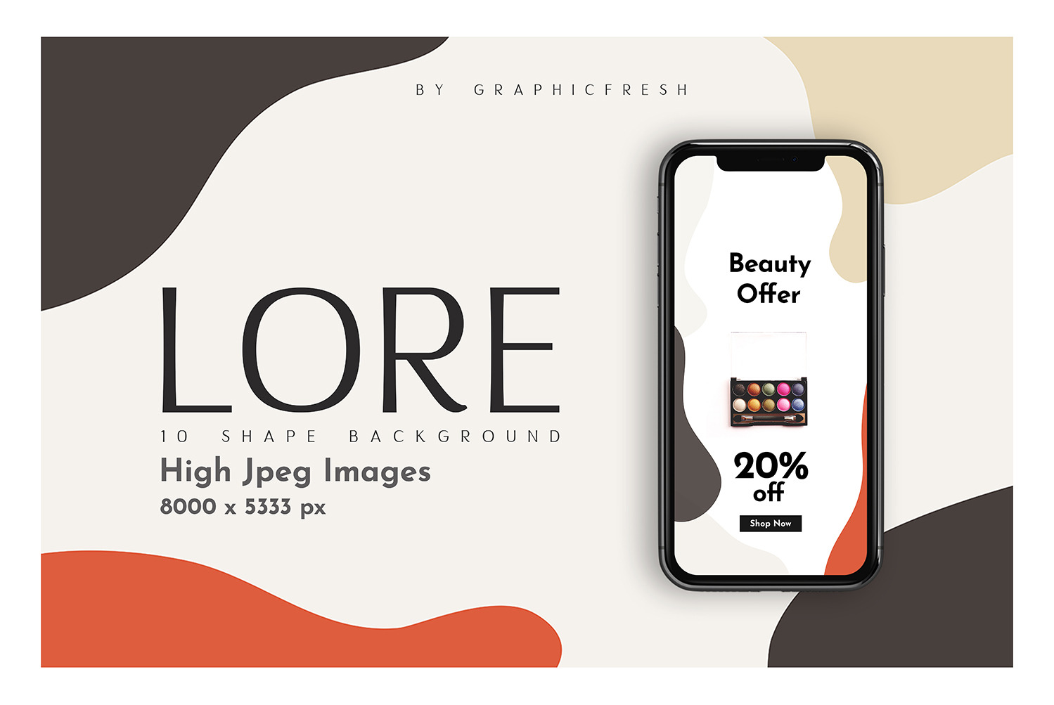 Lore - Shape Abstract Background, a Background Graphic by Graphicfresh