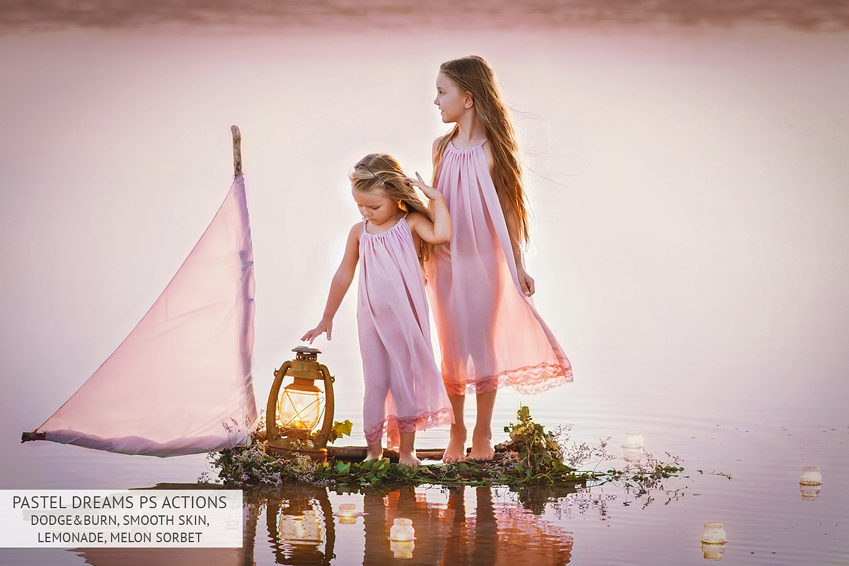 Pastel Dreams Photoshop Actions, a Plug-in Add-On by FixThePhoto