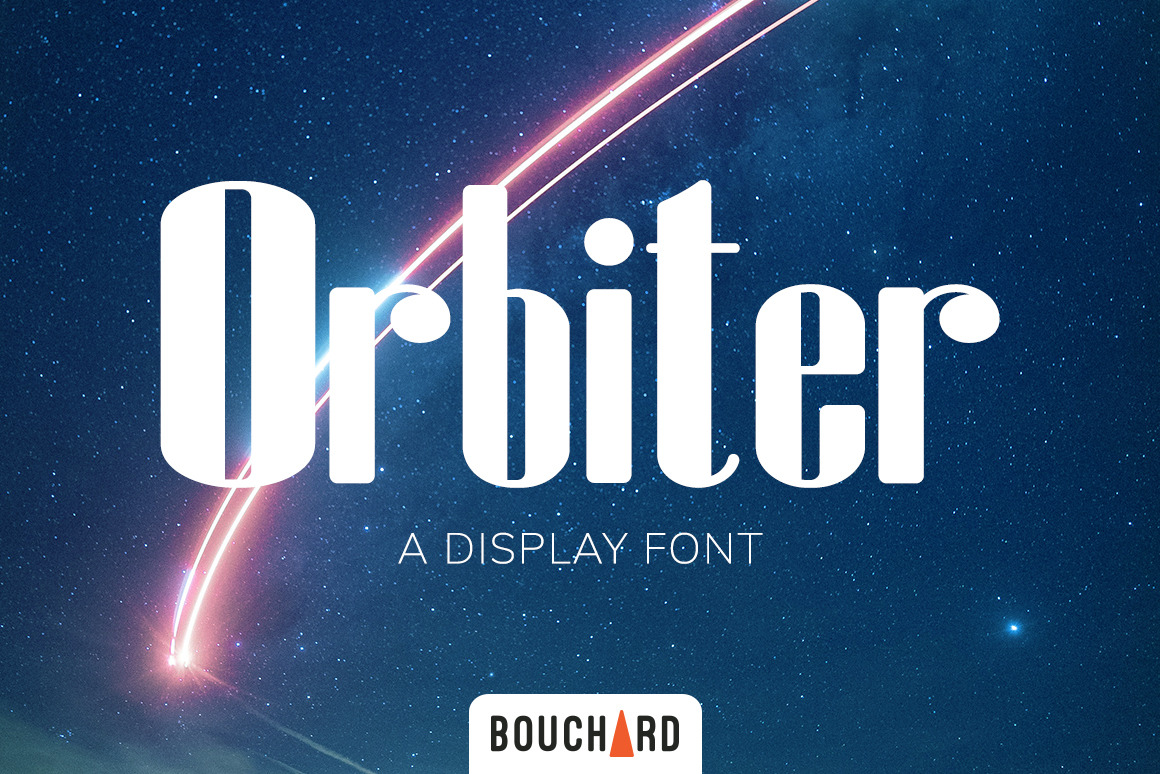 Orbiter - Display Font, a Font by Bouchard Designs
