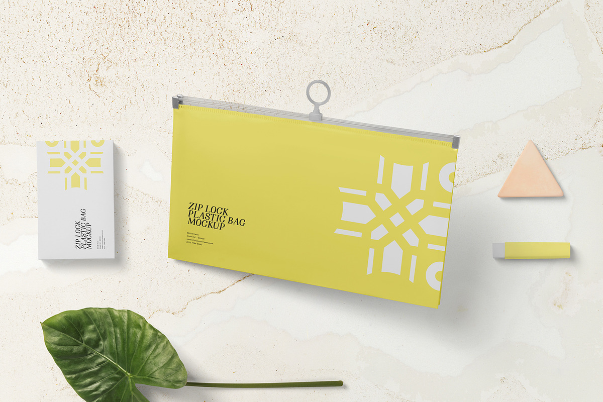 Zip Lock Plastic Bag Mockups, a Packaging Mockup by PixelVoyager