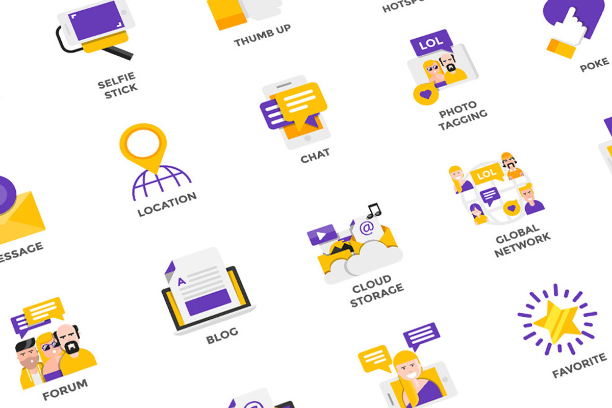 Big Collection of Modern icons, an Icon by Creative Graphics