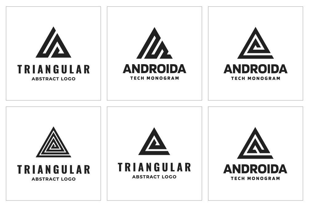 Triangle Logo Bundle, a Branding & Logo Template by Template Dealer