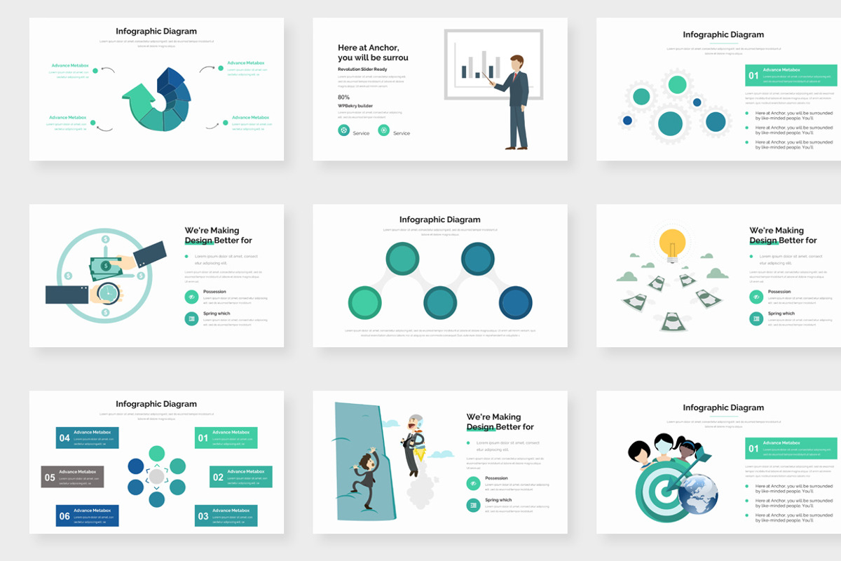 Process Overview Powerpoint Template, a Presentation Template by One ...