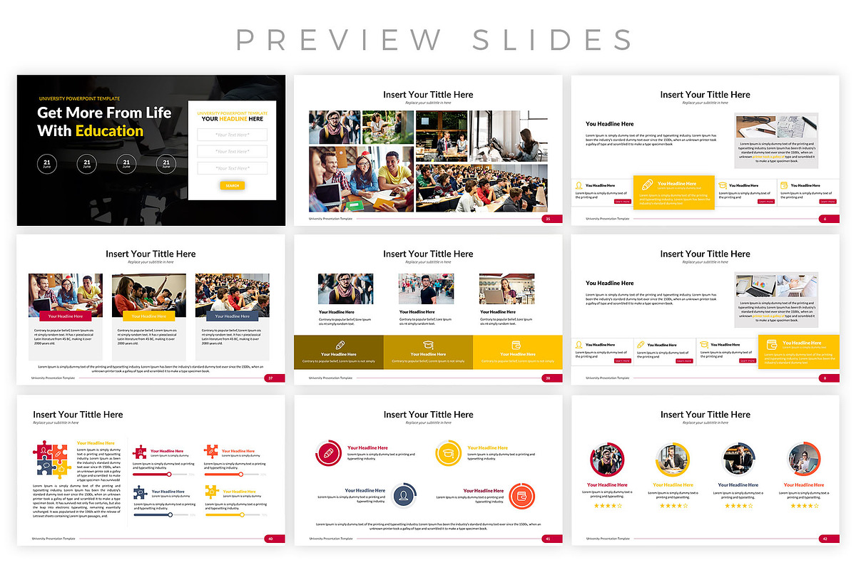 University Presentation Template, a Presentation Template by Digitcase ...