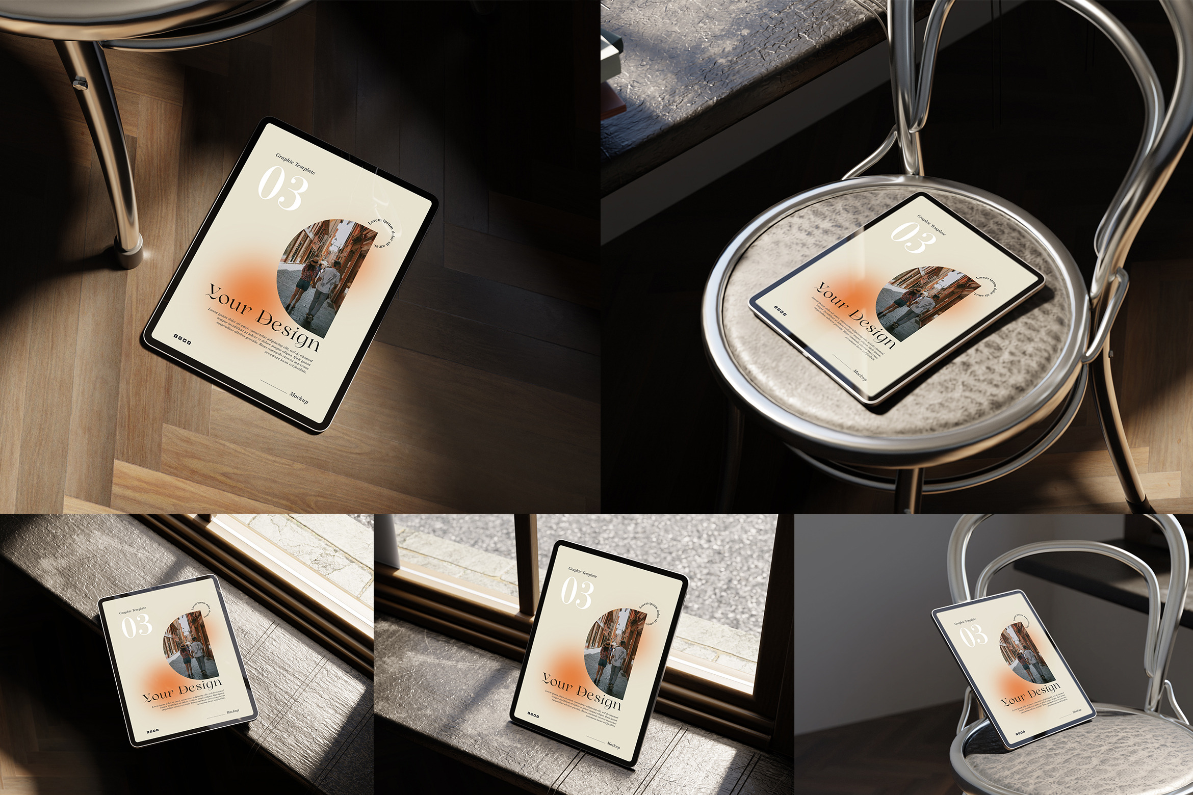 Realistic Ipad device mockup