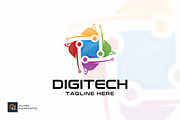 Digitech - Logo Template, a Branding & Logo Template by putra_purwanto