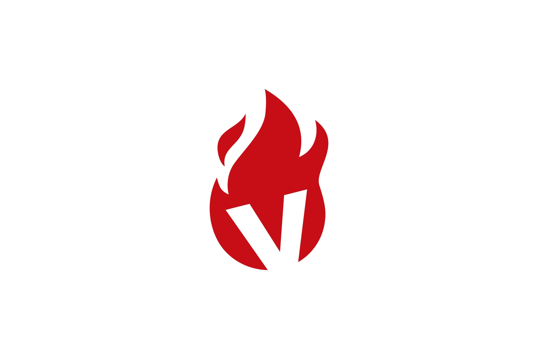 v letter fire flame logo vector icon, a Branding & Logo Template by ...