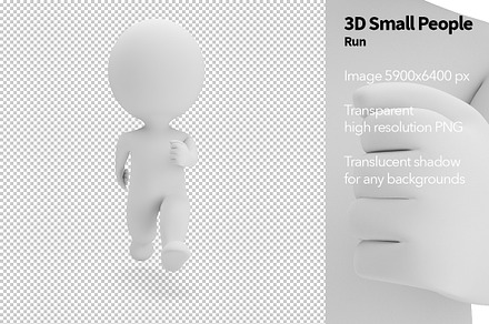 3D Small People - Superhero, a Person Illustration by Anatoly Maslennikov