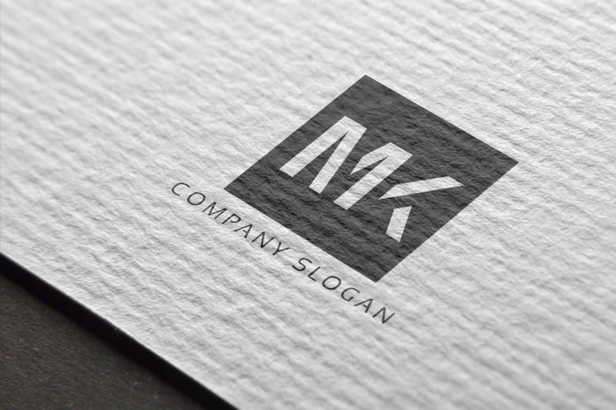 MK Letter Logo, a Branding & Logo Template by CAIRON CREATIVESTUDIO