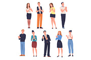 People Character Standing and, a Person Illustration by TopVectors