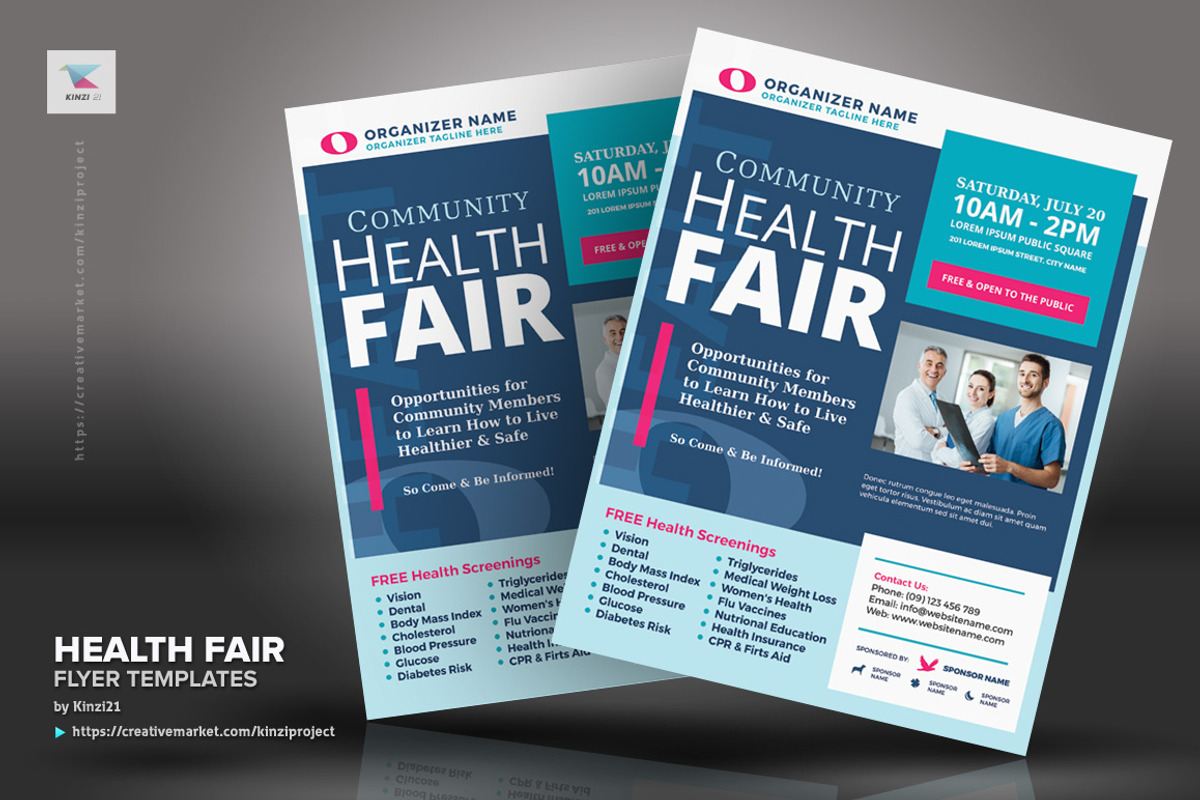 Health Fair Poster Template