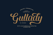 Gullady - Vintage Script Typeface, a Script Font by Imoodev