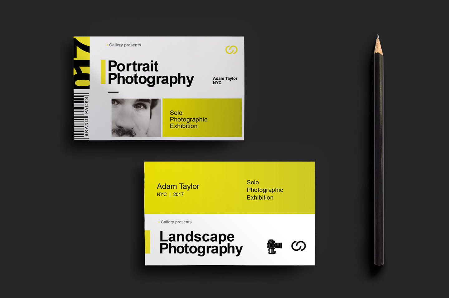 Photography Exhibition Business Card, a Business Card Template by ...
