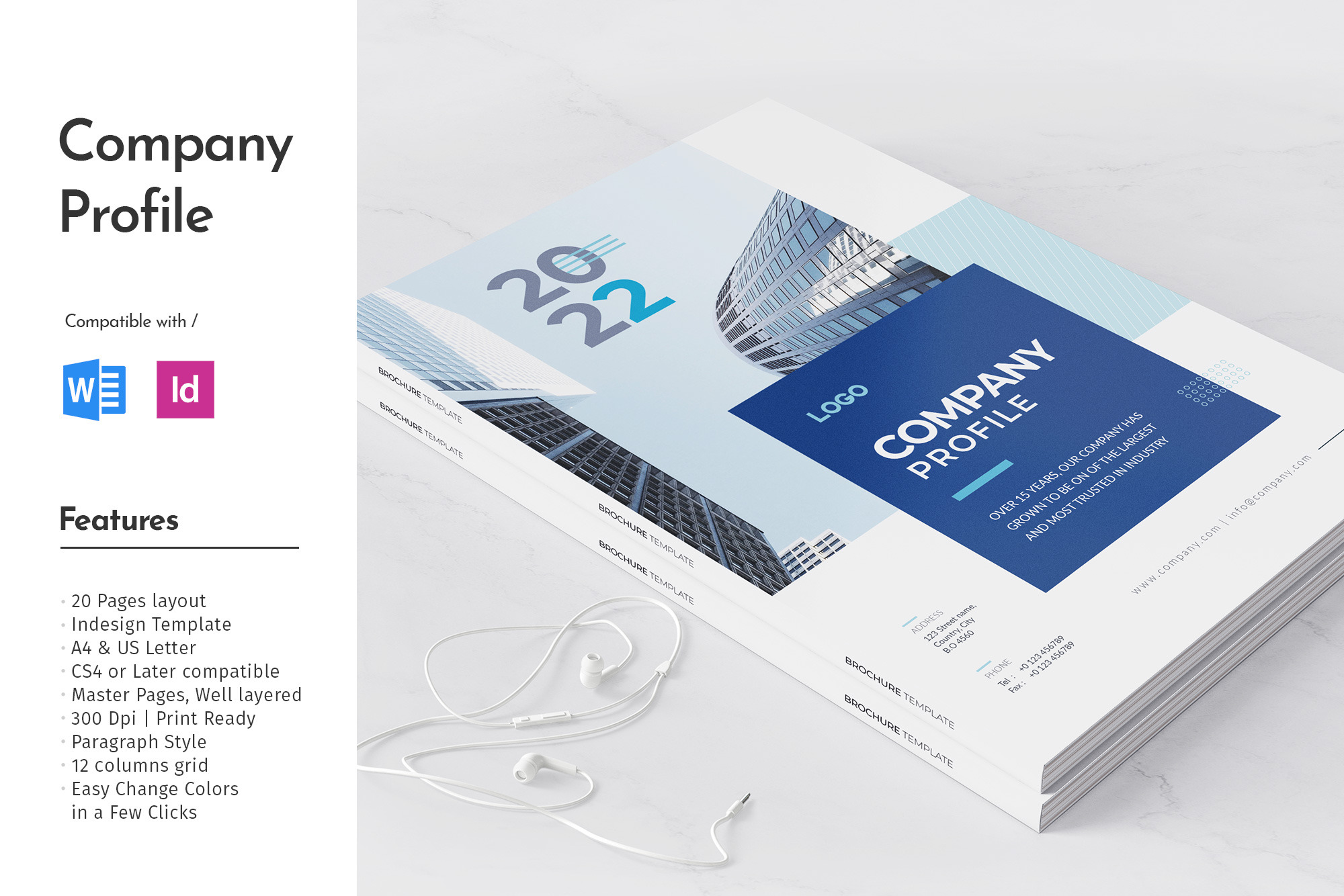 Company Profile | Docx | InDesign, a Brochure Template by BrochuresFactory
