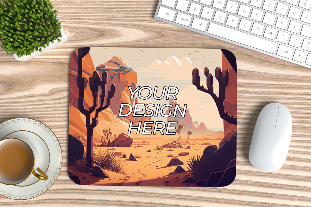 Mouse Pad Mockup PSD and JPG, an Advertising Mockup by Rami's Mockups ...