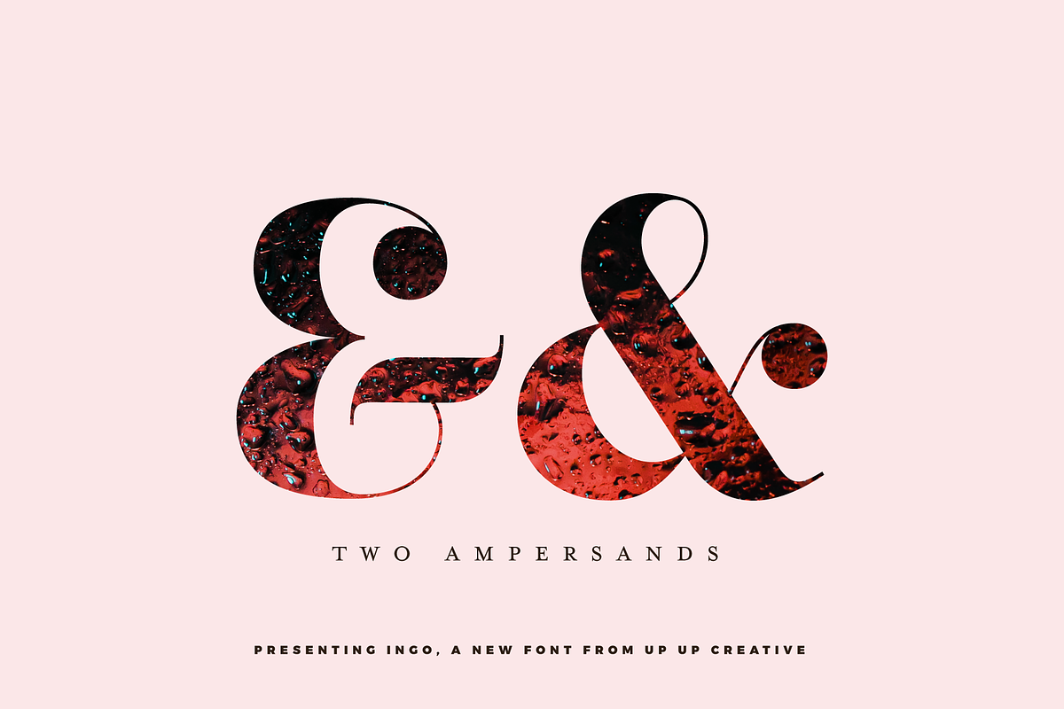 Ingo Display Font, a Sans Serif Font by Up Up Creative