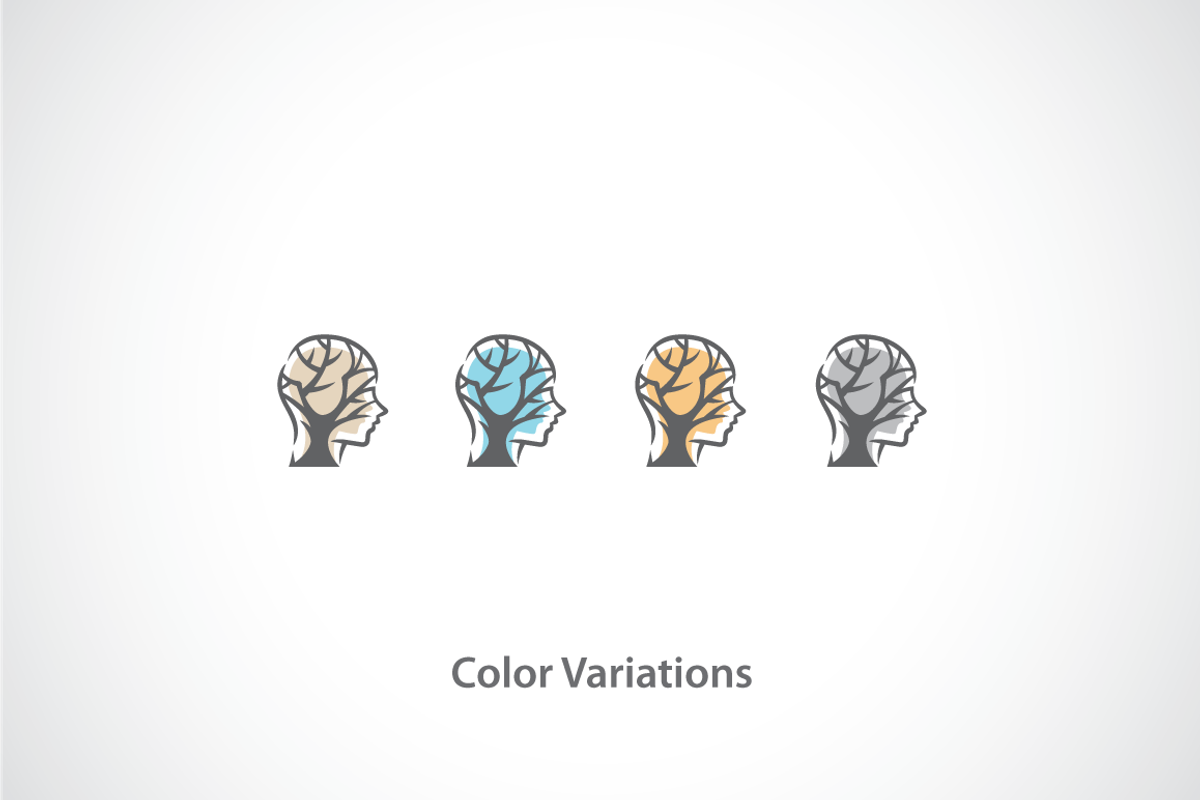Head & Tree Logo Template, a Branding & Logo Template by Heavtryq Design