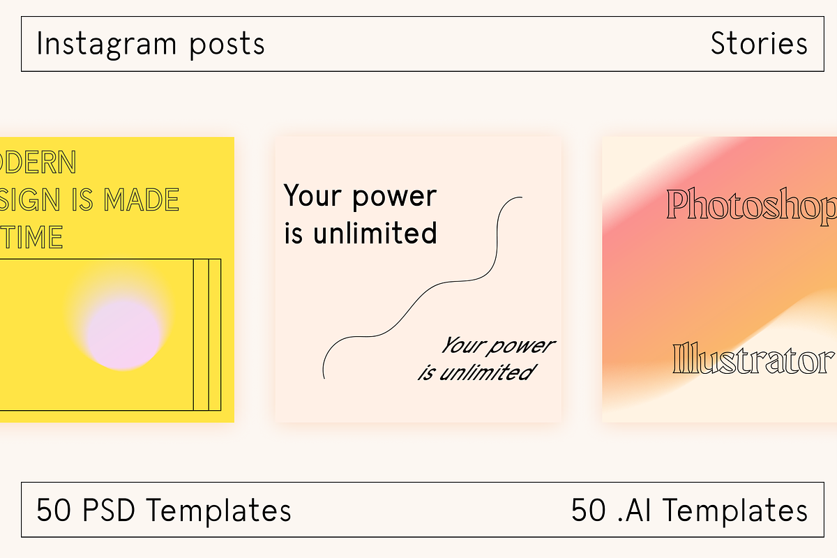 Lo Fi Instagram Templates, a Social Media Template by Bolderaja1 Studio