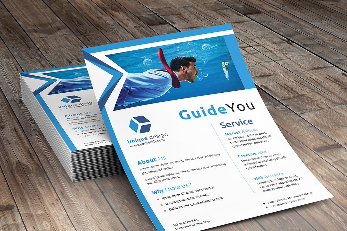 Multipurpose Flyer Template 02, a Flyer Template by themexriver