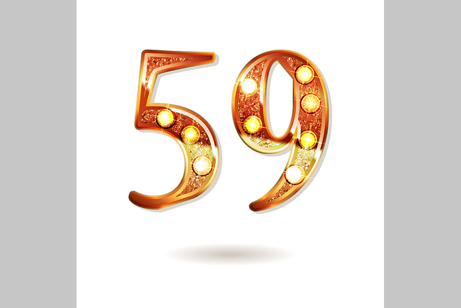 59 years anniversary, a Background Graphic by Aromeo