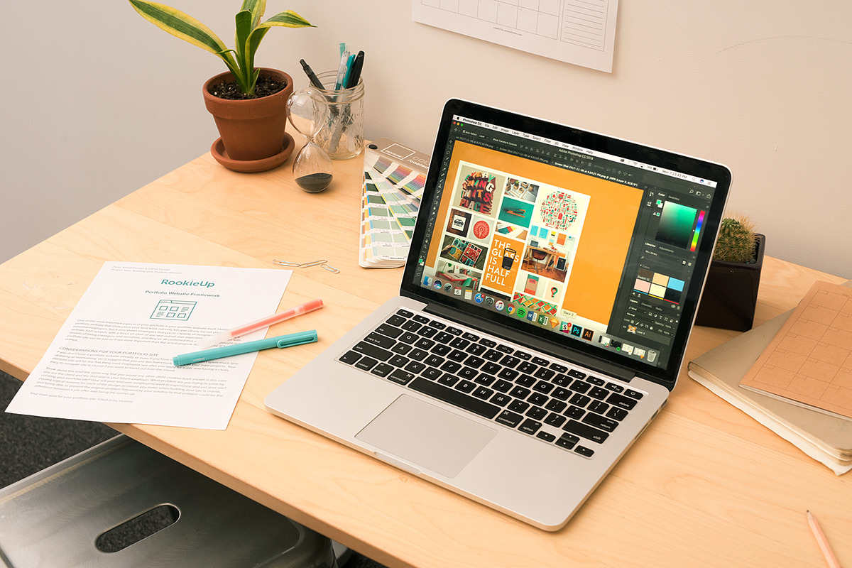 Design Portfolio Starter Kit, a Resume Template by RookieUp Design ...