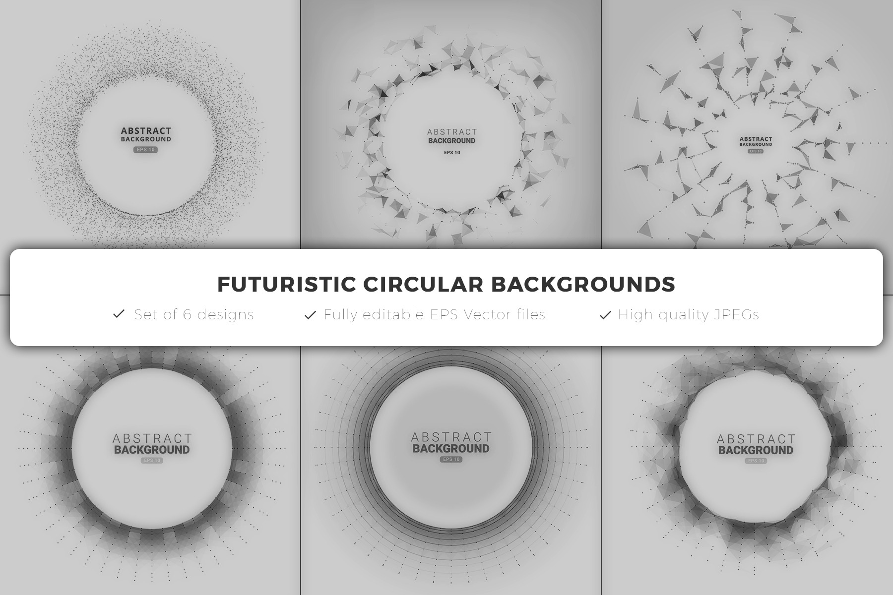 Futuristic Circular Frames, a Templates & Theme by Snipergraphics ...